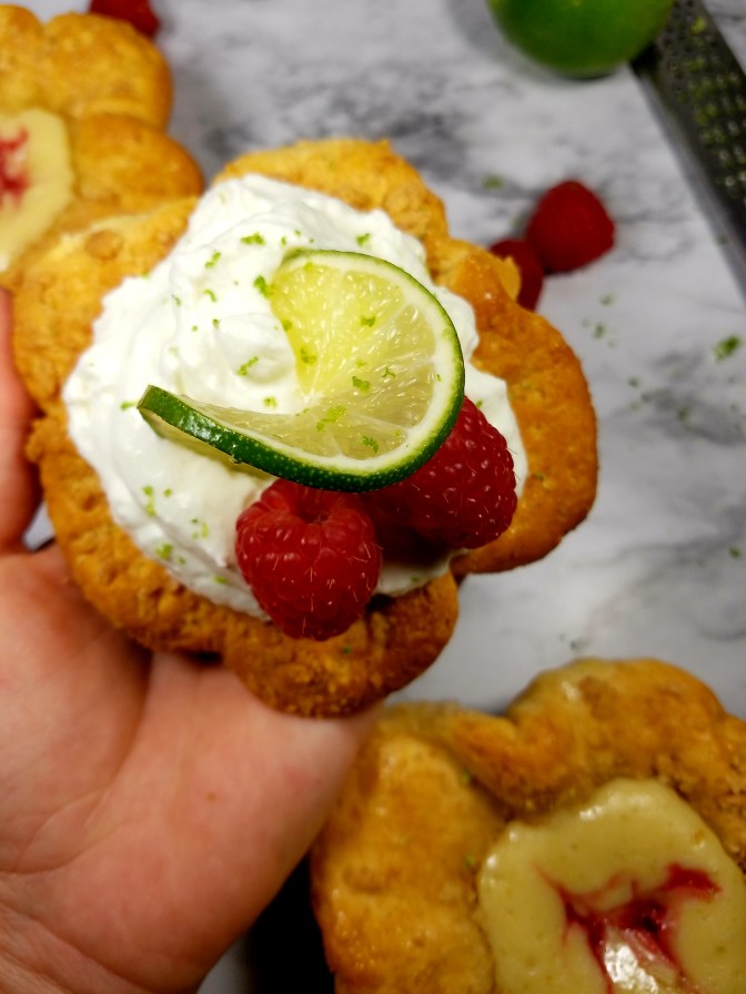 Delicious Raspberry And Lime Tarts – Girl-Chef Tastes